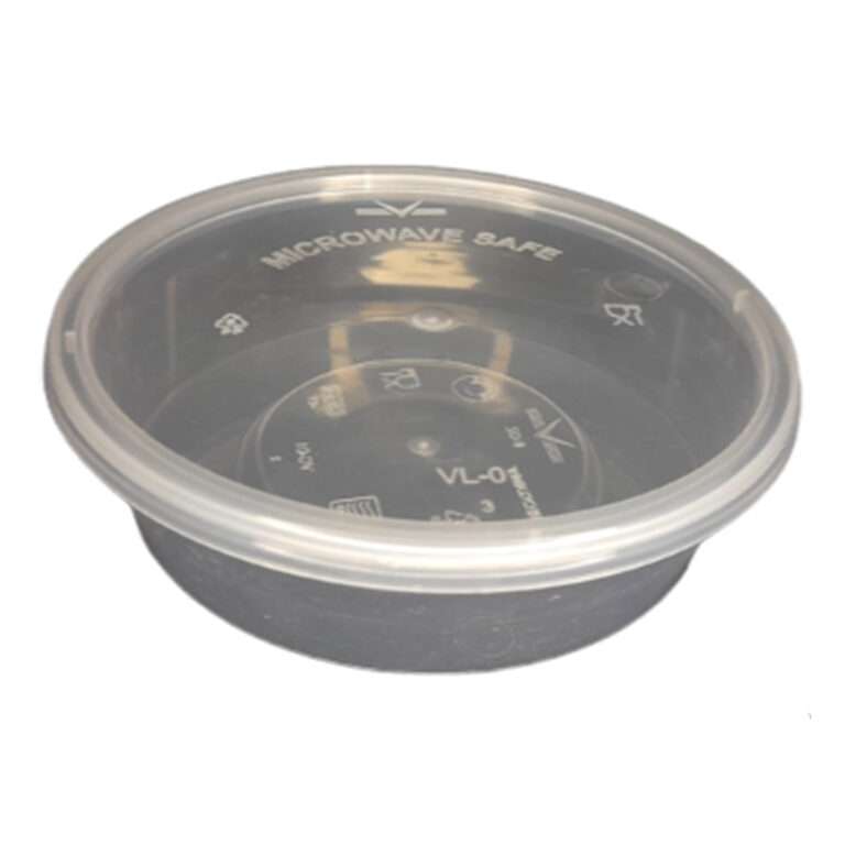 Clear Plastic Round Containers - Organize Your Essentials.